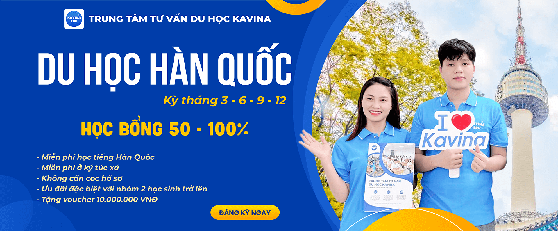 Du Học Hàn Quốc Kavina - Bay Nhanh Nhất - Chi Phí Rẻ Nhất